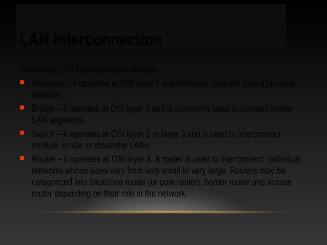 WORKING OF LAN | PPT