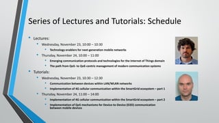 DCCN 2016 - Technologies for next generation networks | PPT