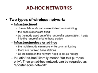 Routing in MANET | PPTX