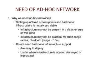Routing in MANET | PPTX