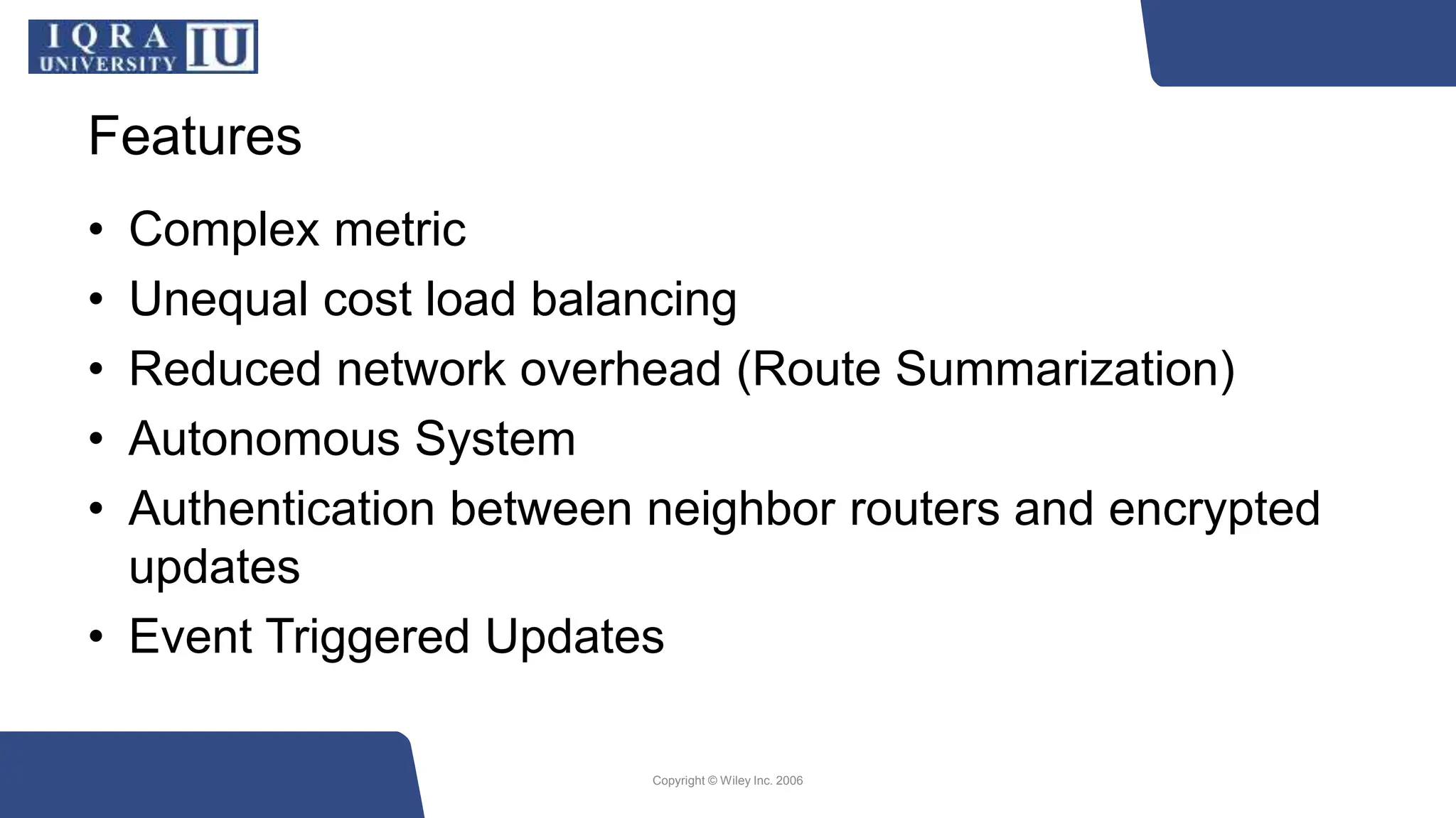 Data Communication - Enhanced Interior Gateway Routing Protocol | PPT