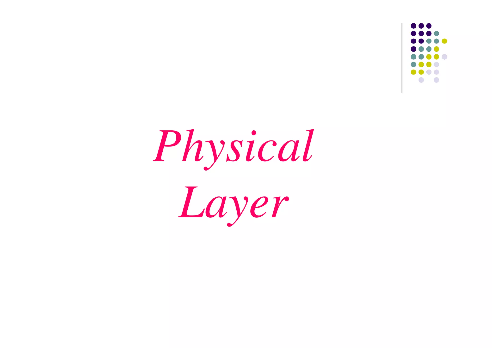 Dccn Physical Layer Pdf Computer Networking Computing