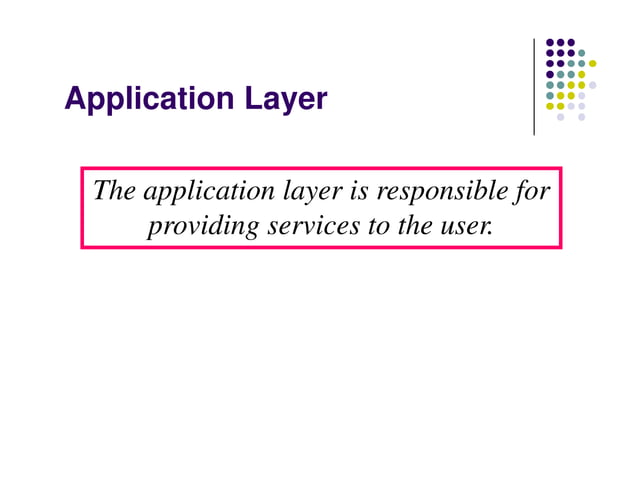 Layers and Peer to Peer Process - DCCN | PPT