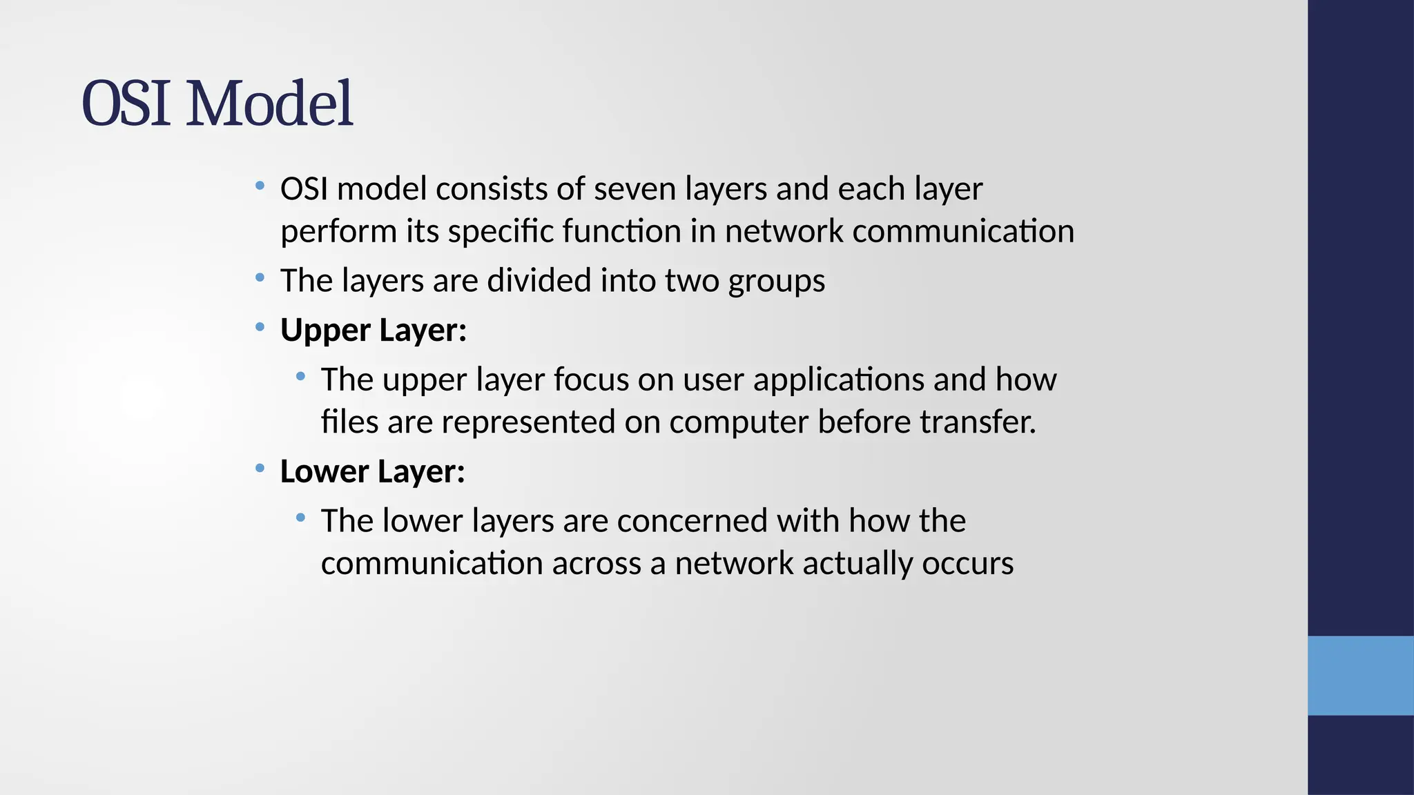 DCCN OSI Model Data Communication and computer Networks | PPTX