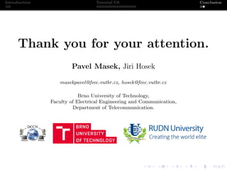 DCCN 2016 - Tutorial 3 - QoS for D2D | PPT