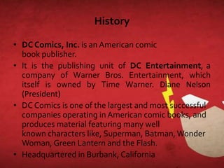 Dc comics store | PPTX