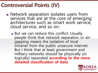 Network Separation Policy in Korea | PDF