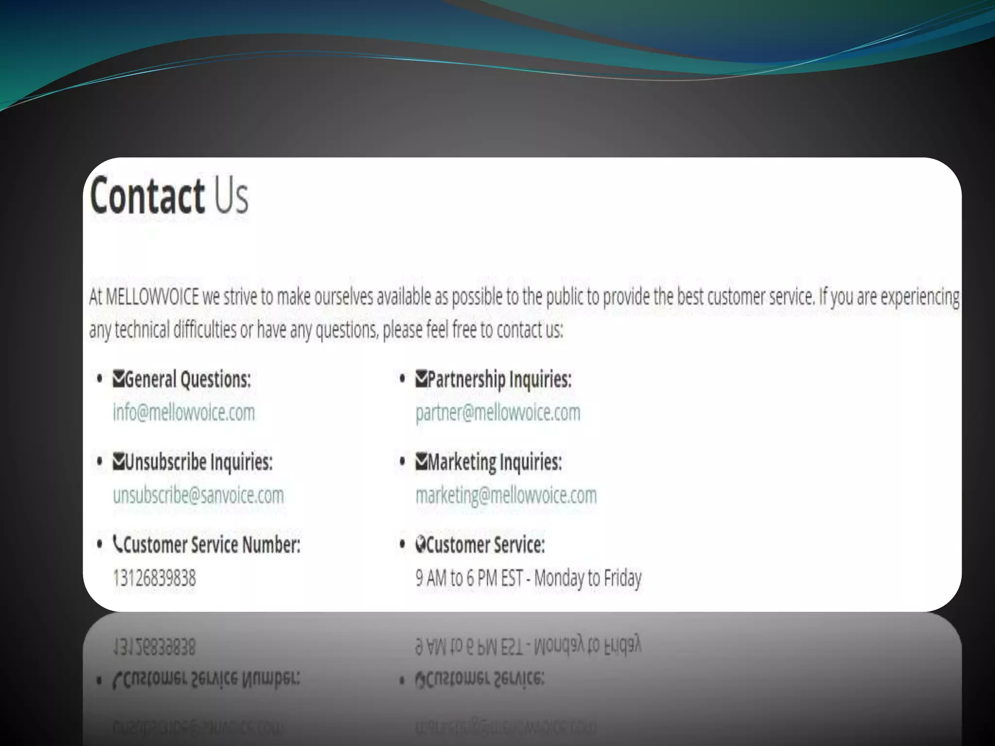 MellowVoice -Slide PPT | PPT