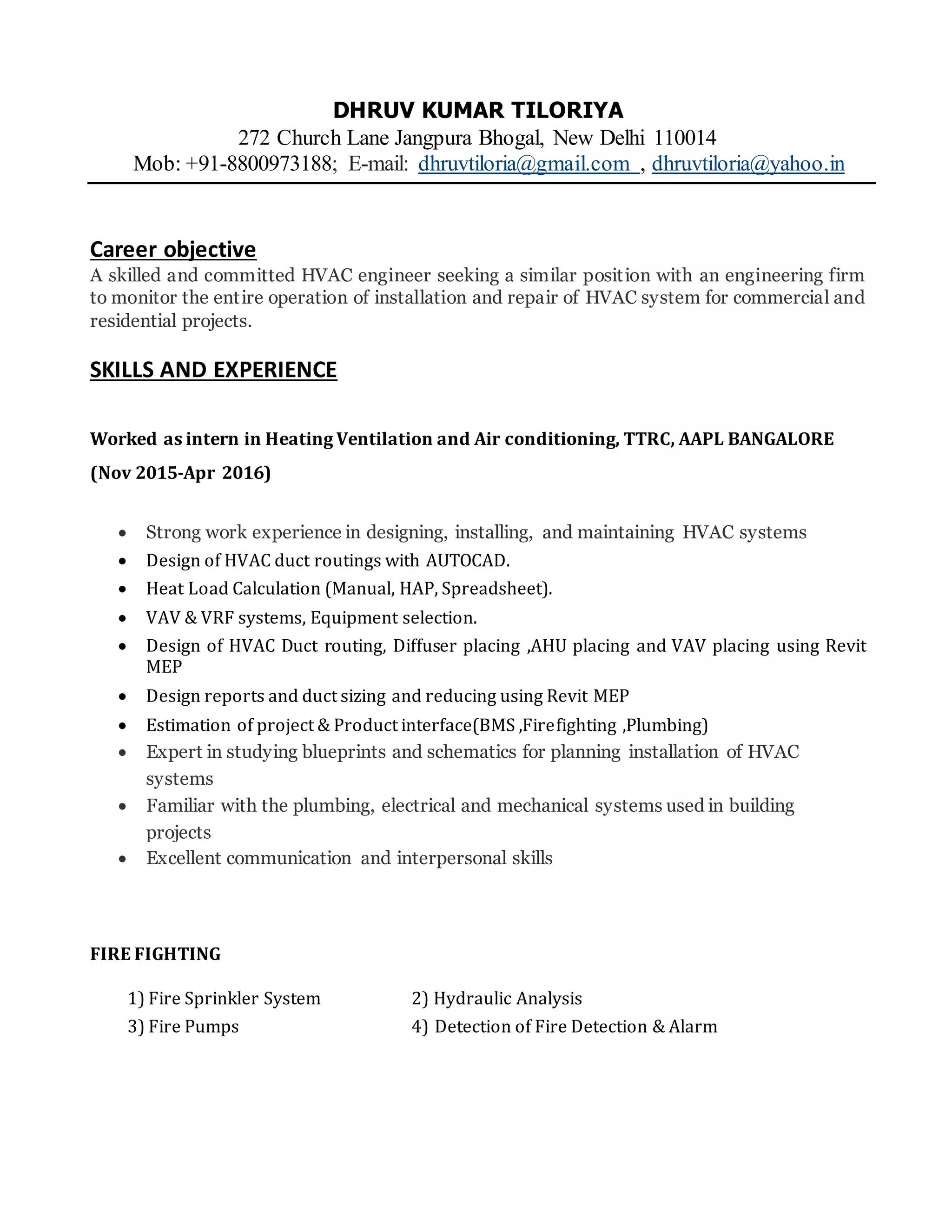 DHRUV RESUME | DOCX