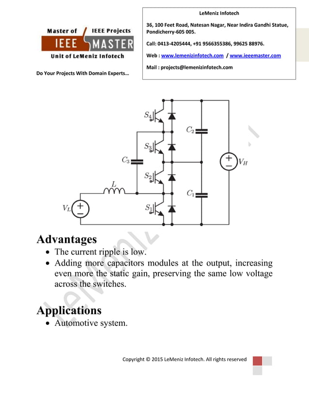 Dcdc Converter For Dual Voltage Automotive Systems Based On