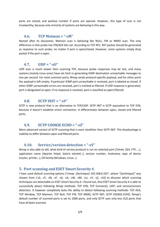 Analysis of ESET Smart Security 6 personal firewall’s thresholds and ...