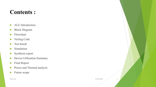 8 Bit ALU | PPTX | Computing | Technology & Computing