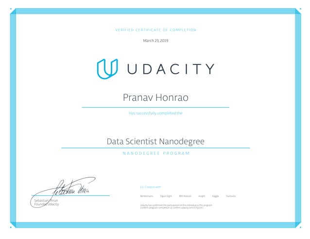Data Scientist Nanodegree | PPT
