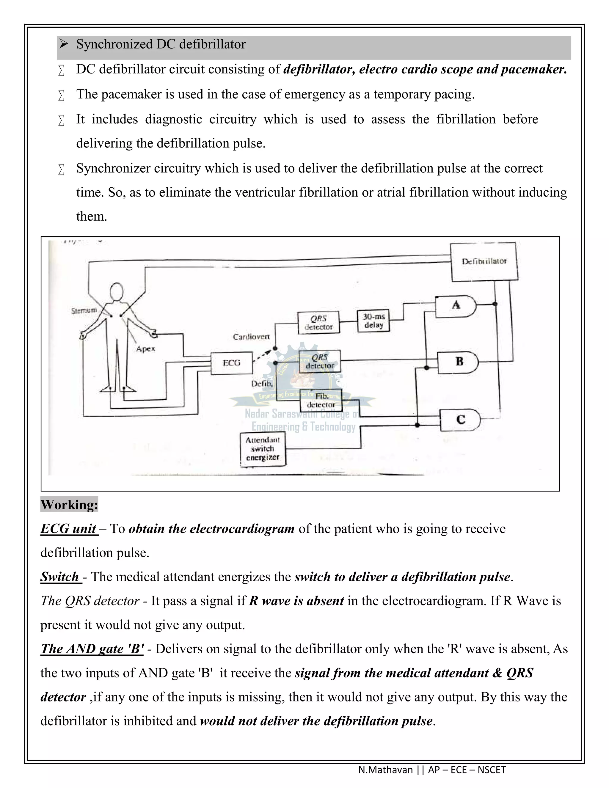 Medical Electronics - Hints for Slow Learner | PDF