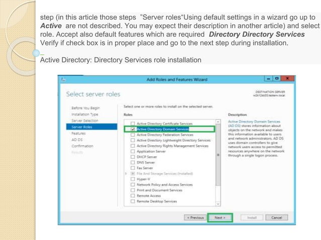 Dc domain controller | PPTX