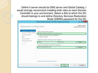 Dc domain controller | PPTX