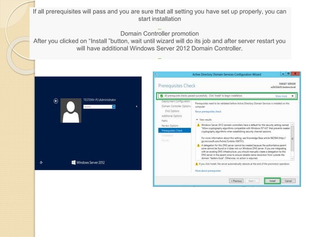 Dc domain controller | PPTX