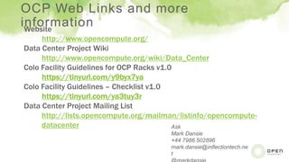 DCD Zettastructure 2017 OCP data center project engineering workshop | PPT