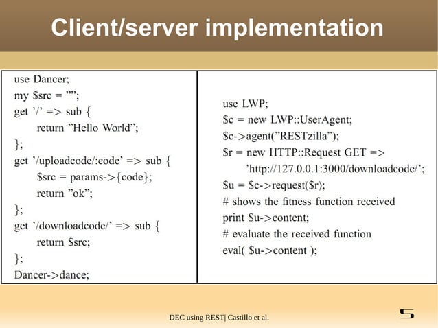 Distributed Evolutionary Computation using REST | ODP | Computing | Technology & Computing