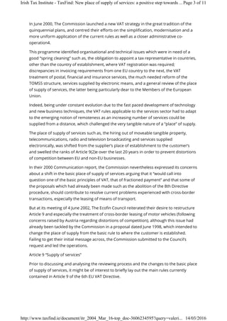 Place of supply services | PDF