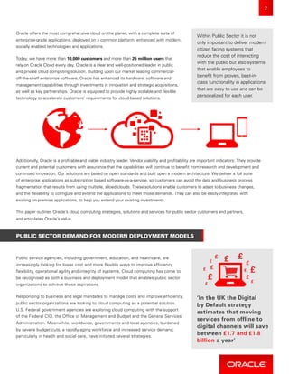 oracle-public-sector-global-wp | PDF | Cloud Computing | Internet
