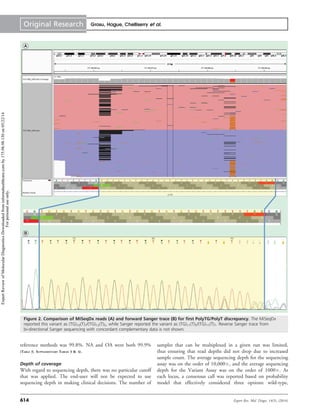 Clinical investigational studies for validation of a next-generation ...