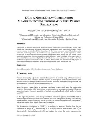 Dce a novel delay correlation | PDF
