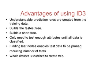 ID3 ALGORITHM | PPTX