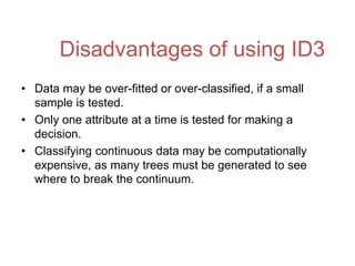 ID3 ALGORITHM | PPTX
