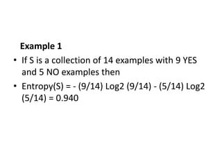 ID3 ALGORITHM | PPTX