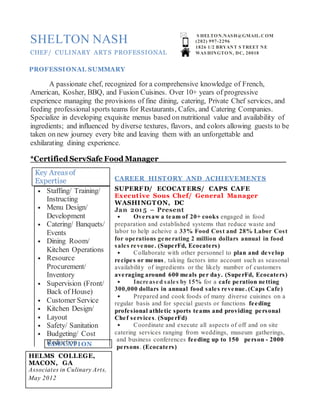 Sheltonresume1 | PDF