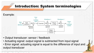 Introduction: Systems and Control-Feedback and Control System | PPTX