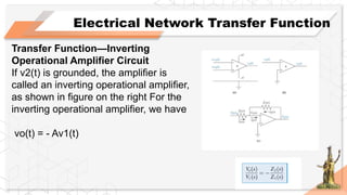 Transfer Functions-Feedback and Control System | PPT