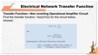 Transfer Functions-Feedback and Control System | PPT