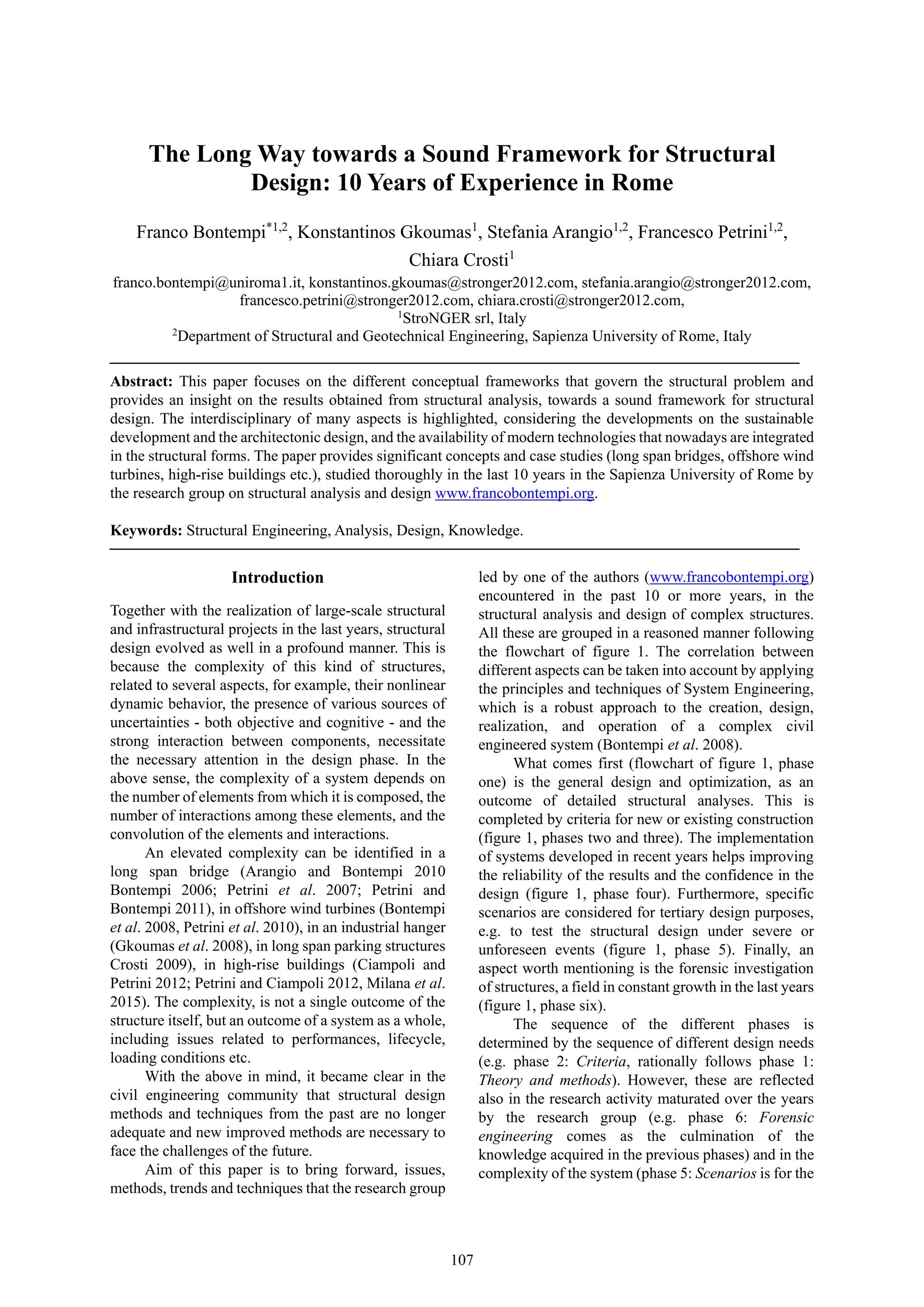 The Long Way towards a Sound Framework for Structural Design: 10 Years ...