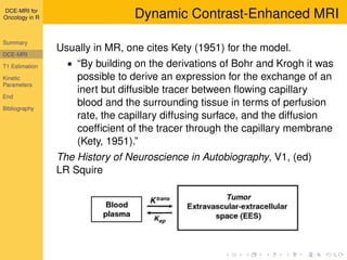 DCE-MRI for Oncology in R | PDF