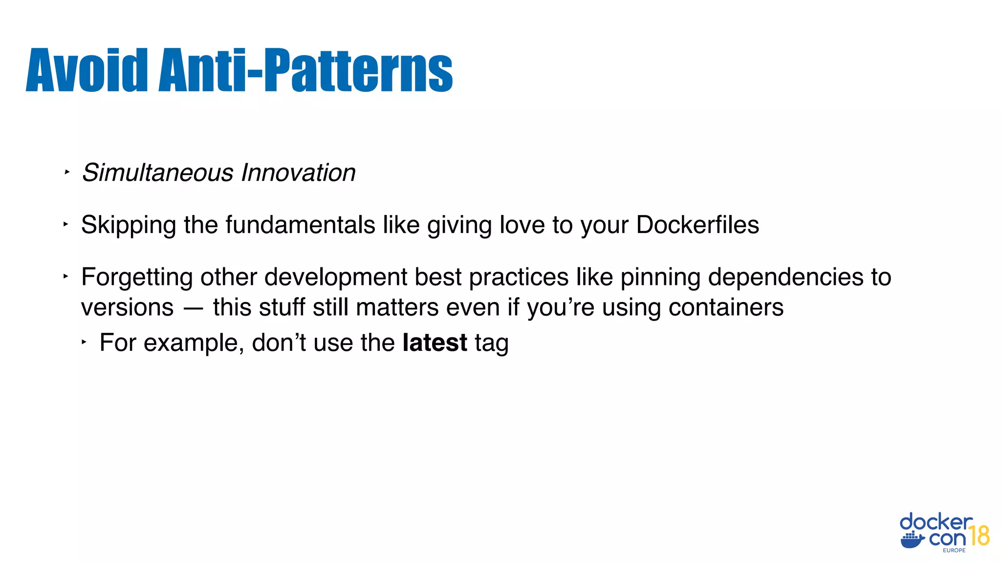 Dceu 18 Developing With Docker Containers Ppt