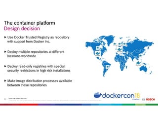 DCEU 18: Designing a Global Centralized Container Platform for a Multi ...