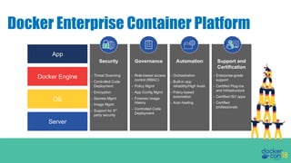 DCEU 18: Docker Enterprise Platform and Architecture | PPT