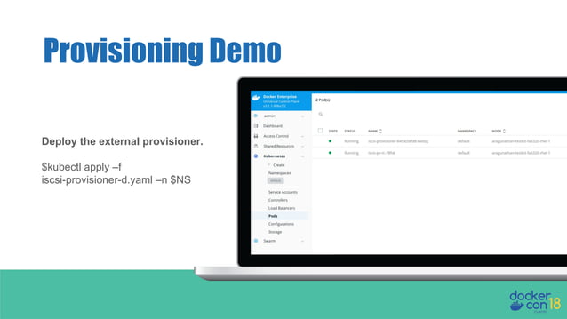 DCEU 18: Provisioning and Managing Storage for Docker Containers | PPT