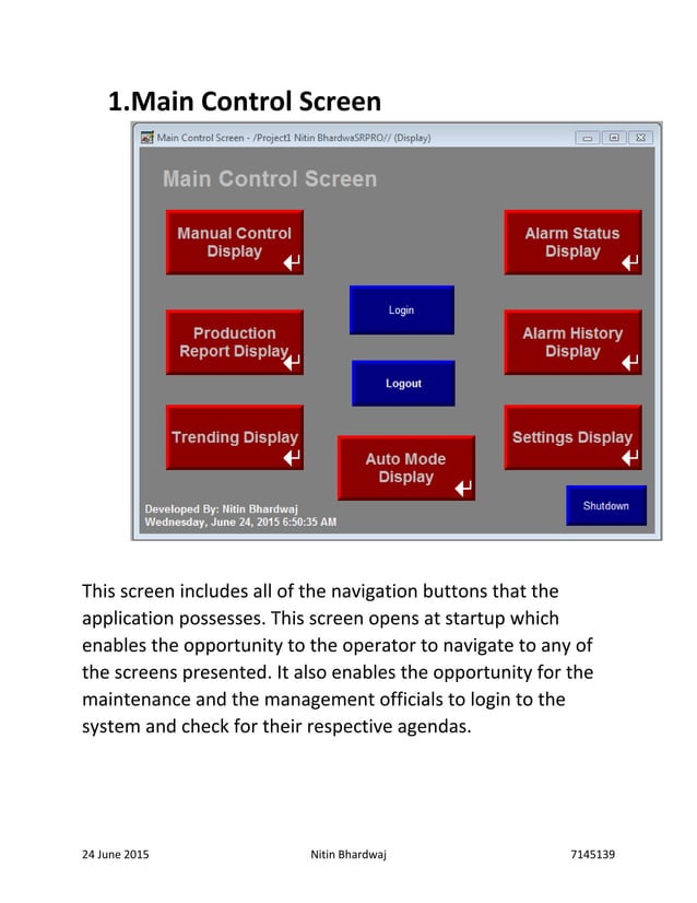 Final Report - HMI-PLC Project | PDF