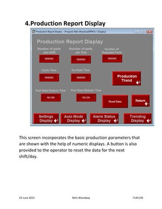 Final Report - HMI-PLC Project | PDF