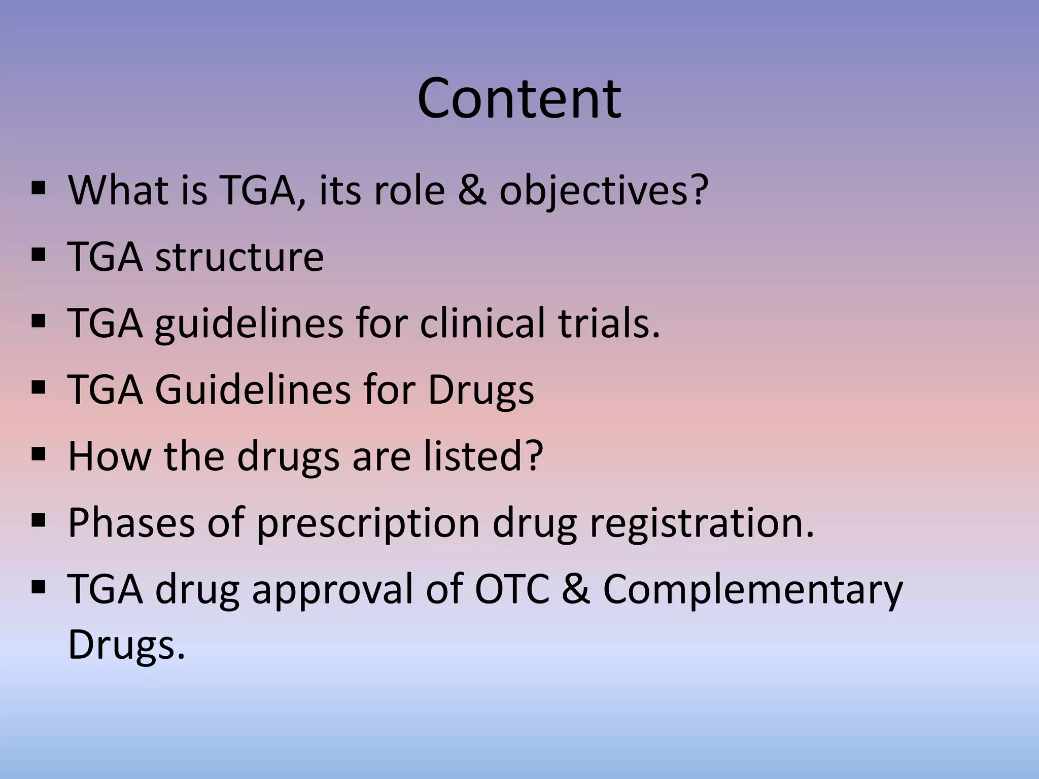 Regulatory guidelines of Australia | PPTX
