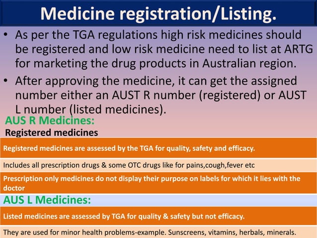 Regulatory guidelines of Australia | PPTX