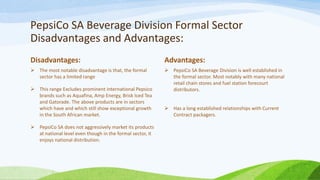 Pepsico 1st Report | PDF