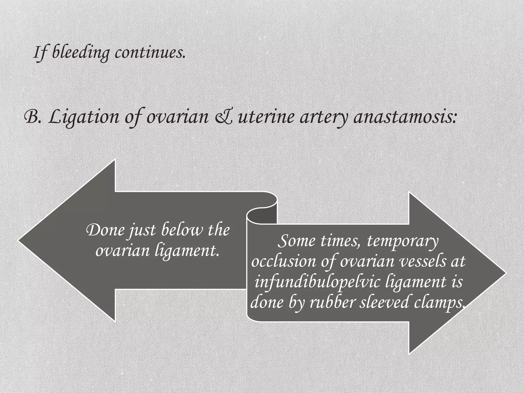 my ppt SURGICAL MANAGEMENT OF PPH | PPTX