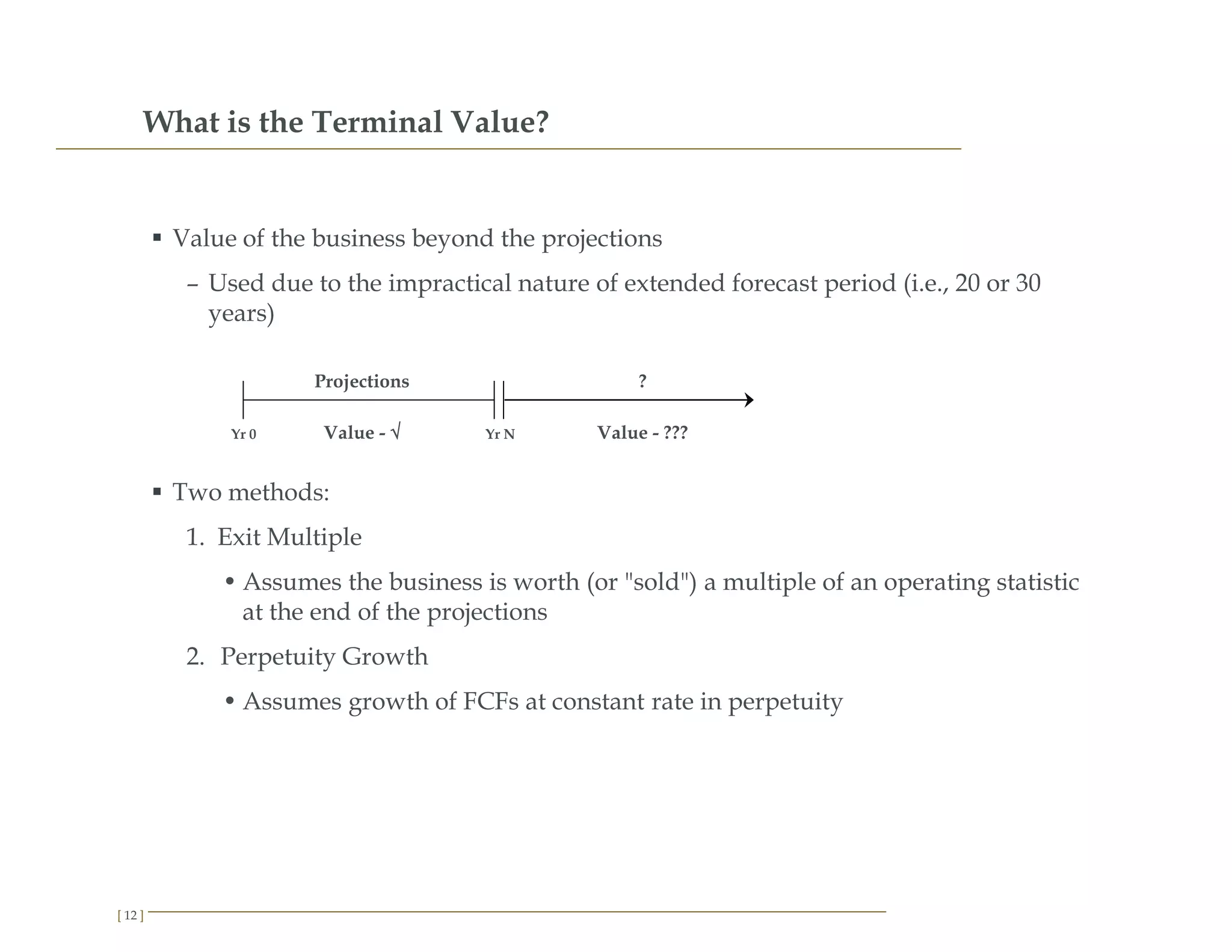 Discounted Cash Flow | PDF