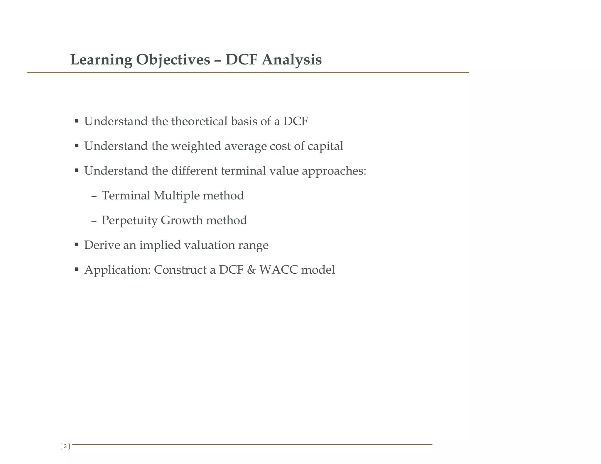 Discounted Cash Flow | PDF
