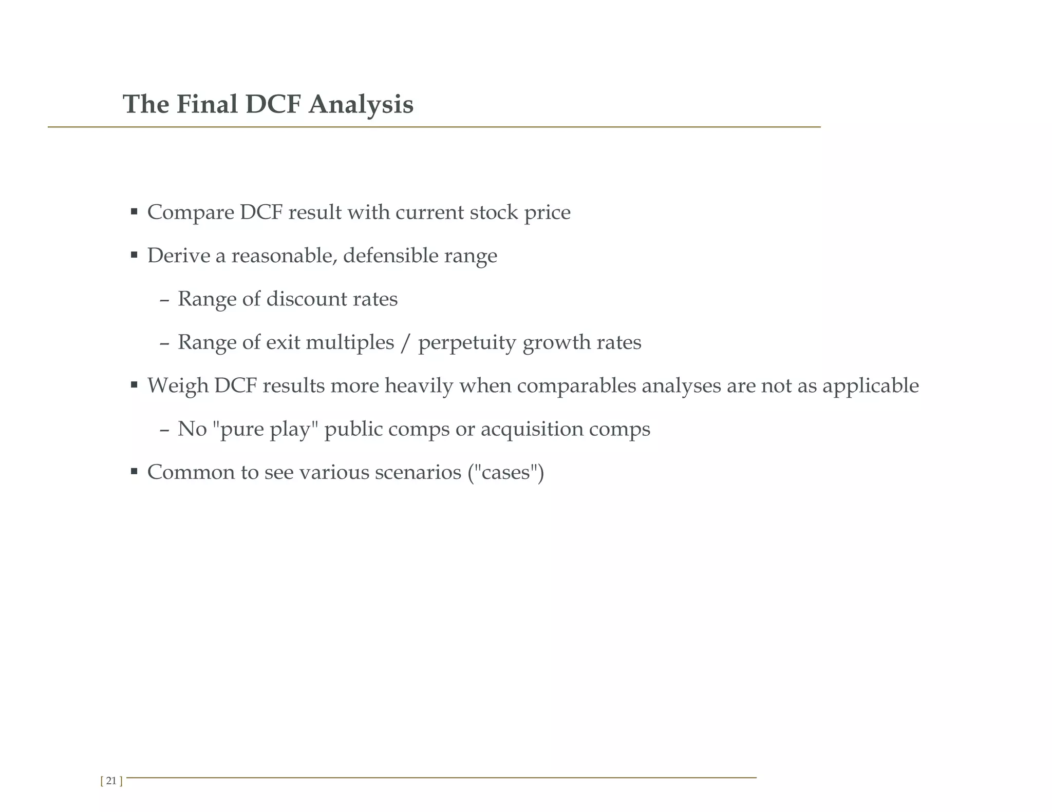 Discounted Cash Flow | PDF