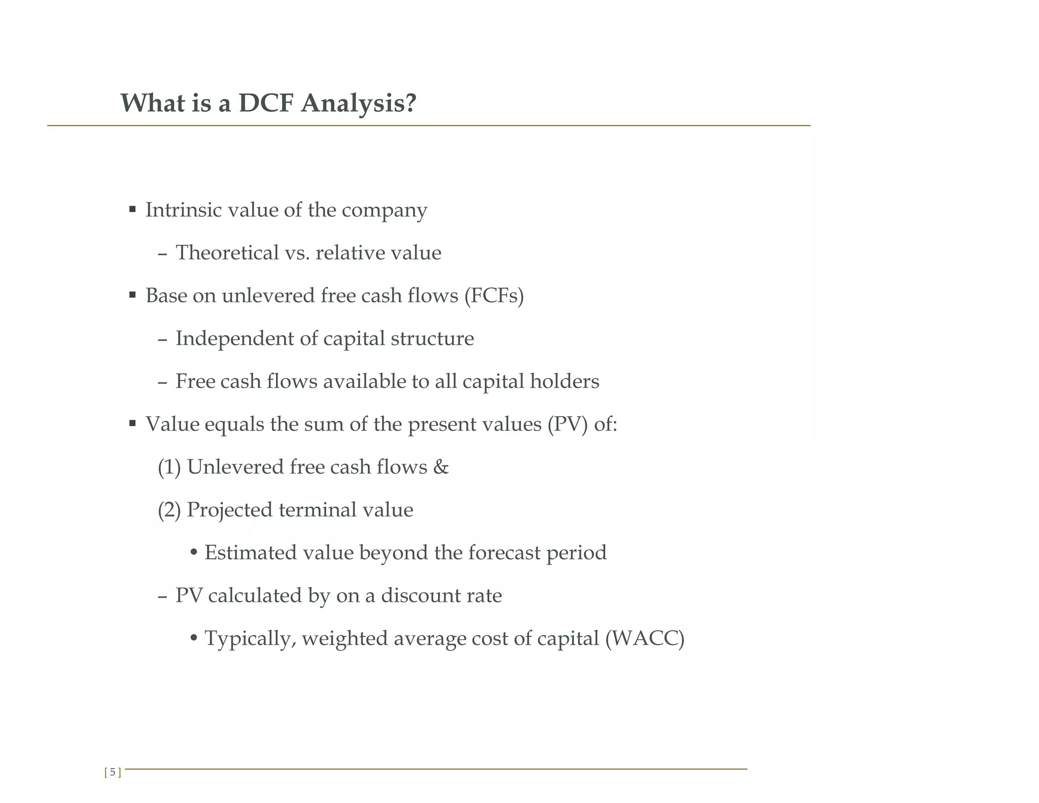 Discounted Cash Flow | PDF